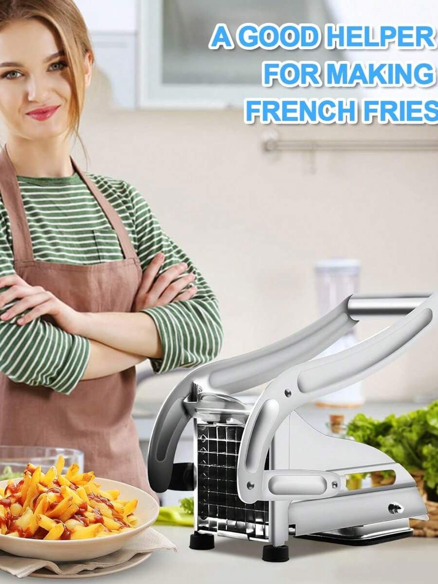 French Fry Cutter Stainless Steel Potato Cutter, Potato Slicer ...