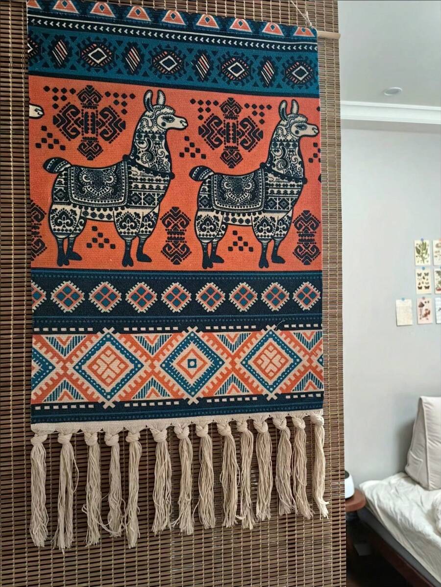 French Style High-End Handmade Linen Tapestry Decor, DIY Nordic Style ...