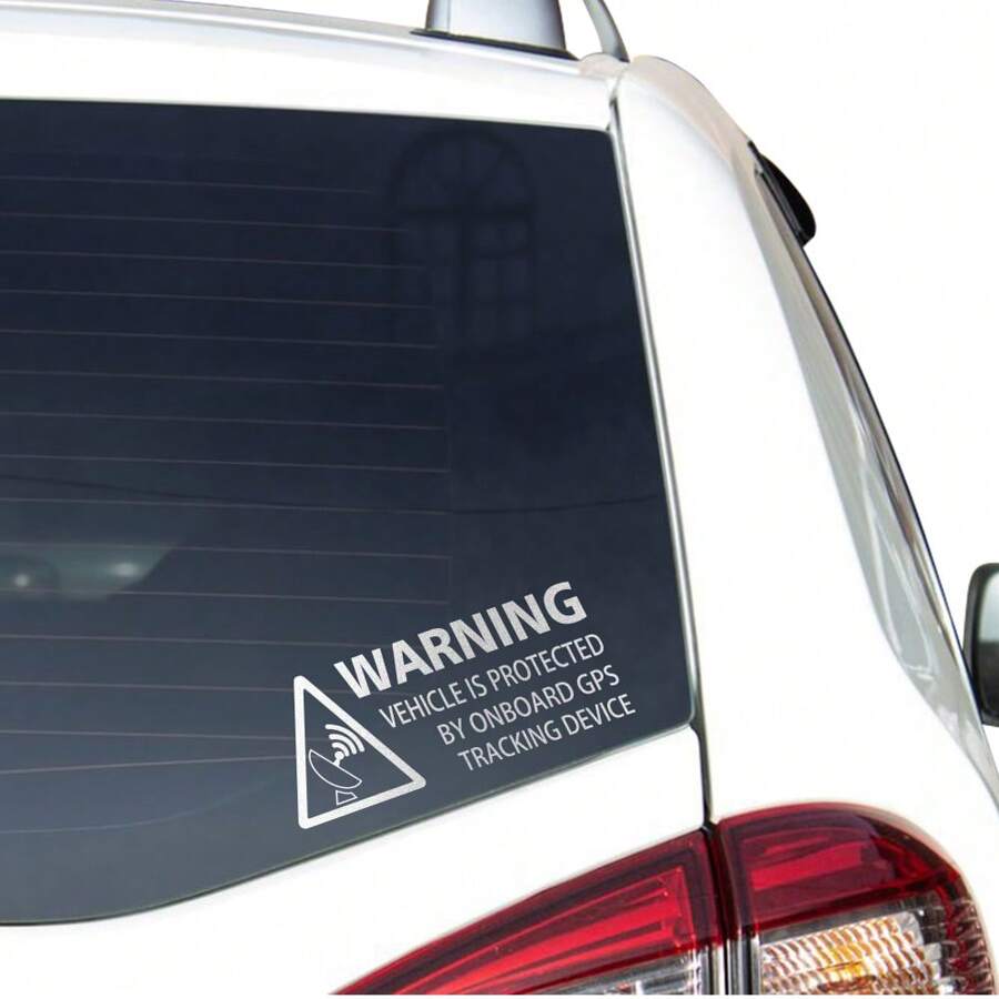 Warning On Board Sticker Car Truck GPS Tracking Device Sign Vinyl ...