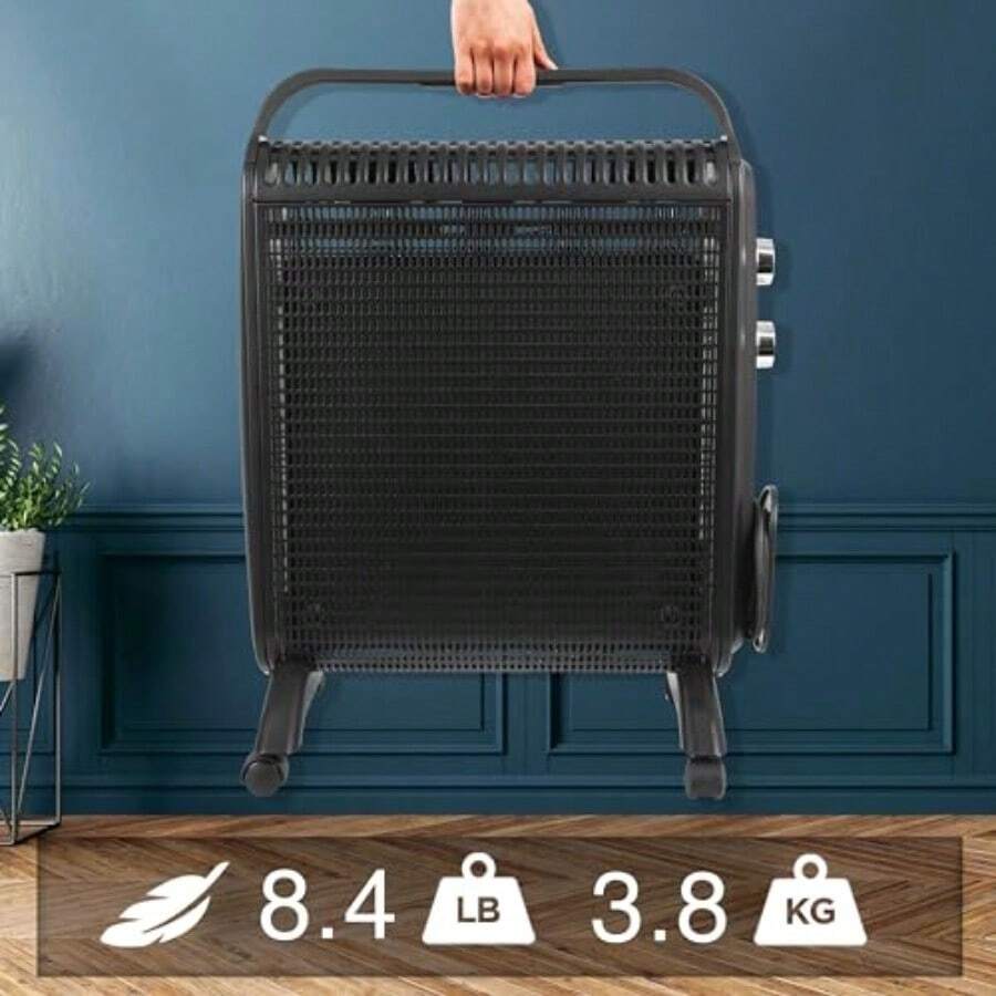 Electric Heater HV220 Oil Radiator Convection Heater Standing Mica ...