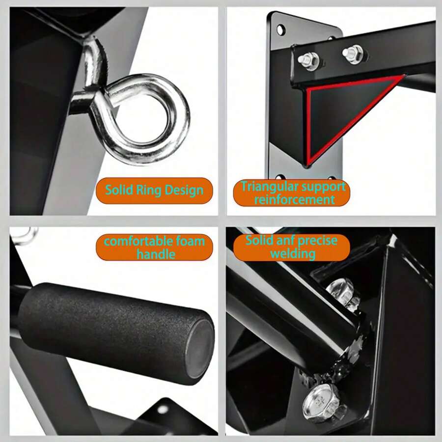 Pull-Up Machine Wall Punching Horizontal Bar Home Indoor Double Rod ...