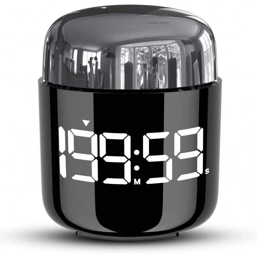 Digital Kitchen Timer, Round Bottle Shape Kitchen Timer With Full ...