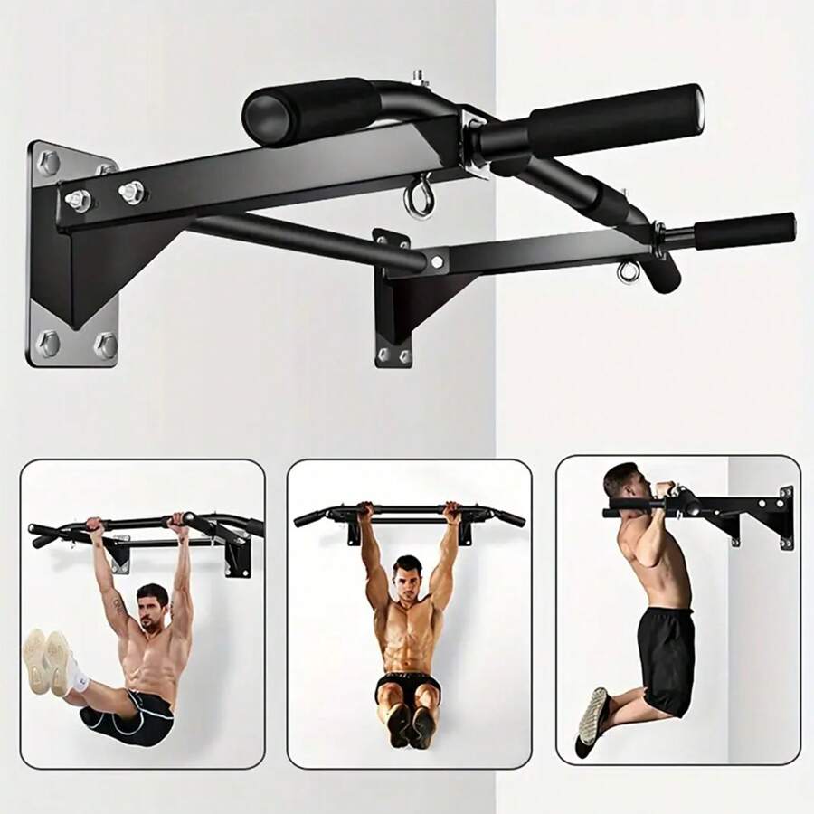 Pull-Up Machine Wall Punching Horizontal Bar Home Indoor Double Rod ...