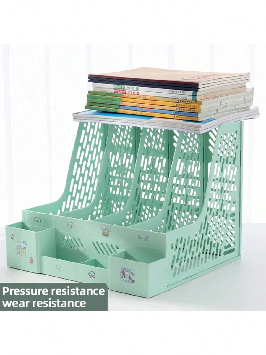 Multi-Color File Rack Folder Storage Box Desktop File Box Multi ...