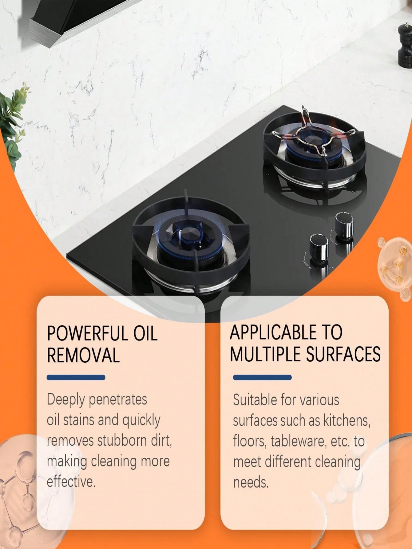 Degreasing Cleaner For Kitchen Stove Range Hood Degreasing, Clean And ...