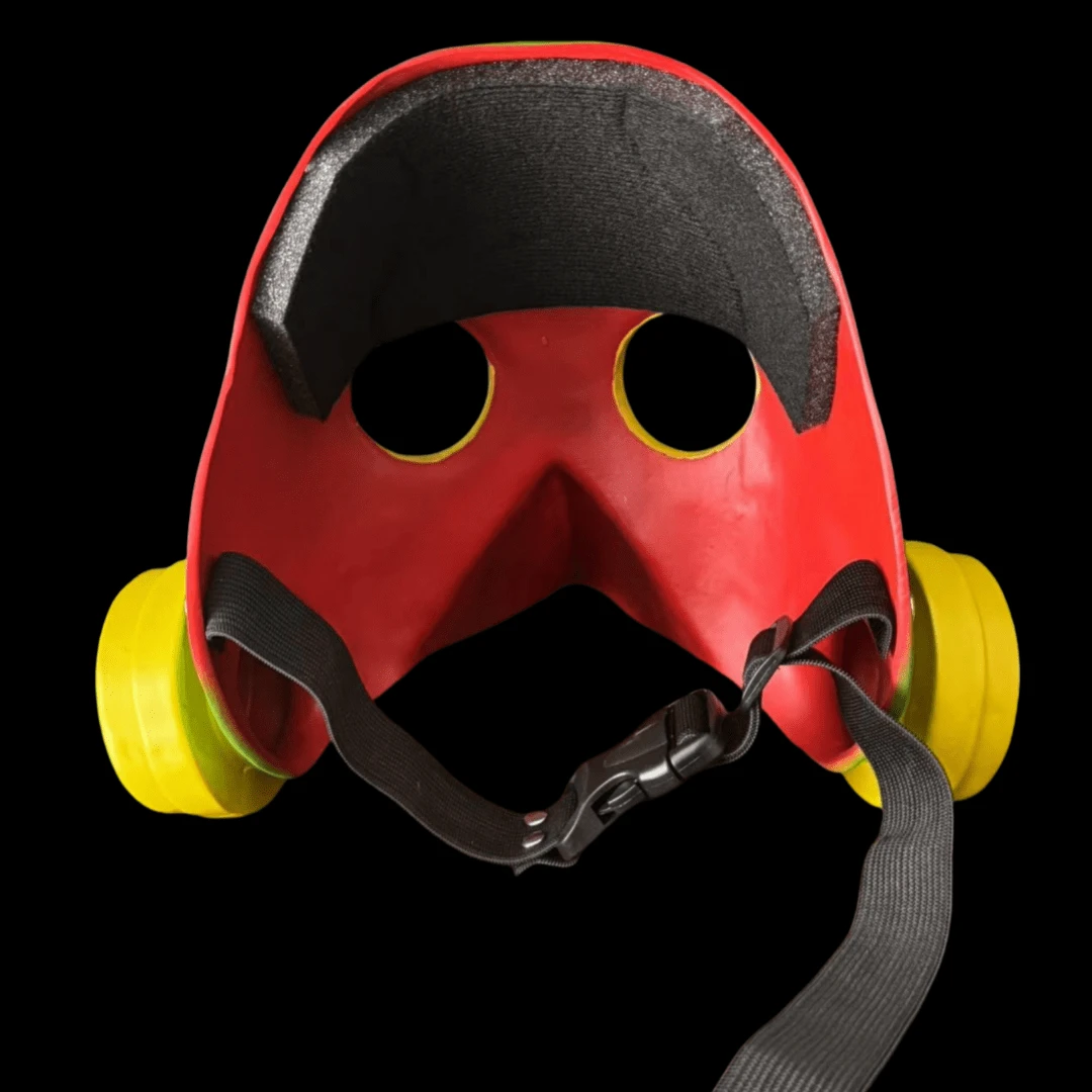 Handmade Resin Halloween Bird Beak Cosplay Violent Demon Red Mask ...