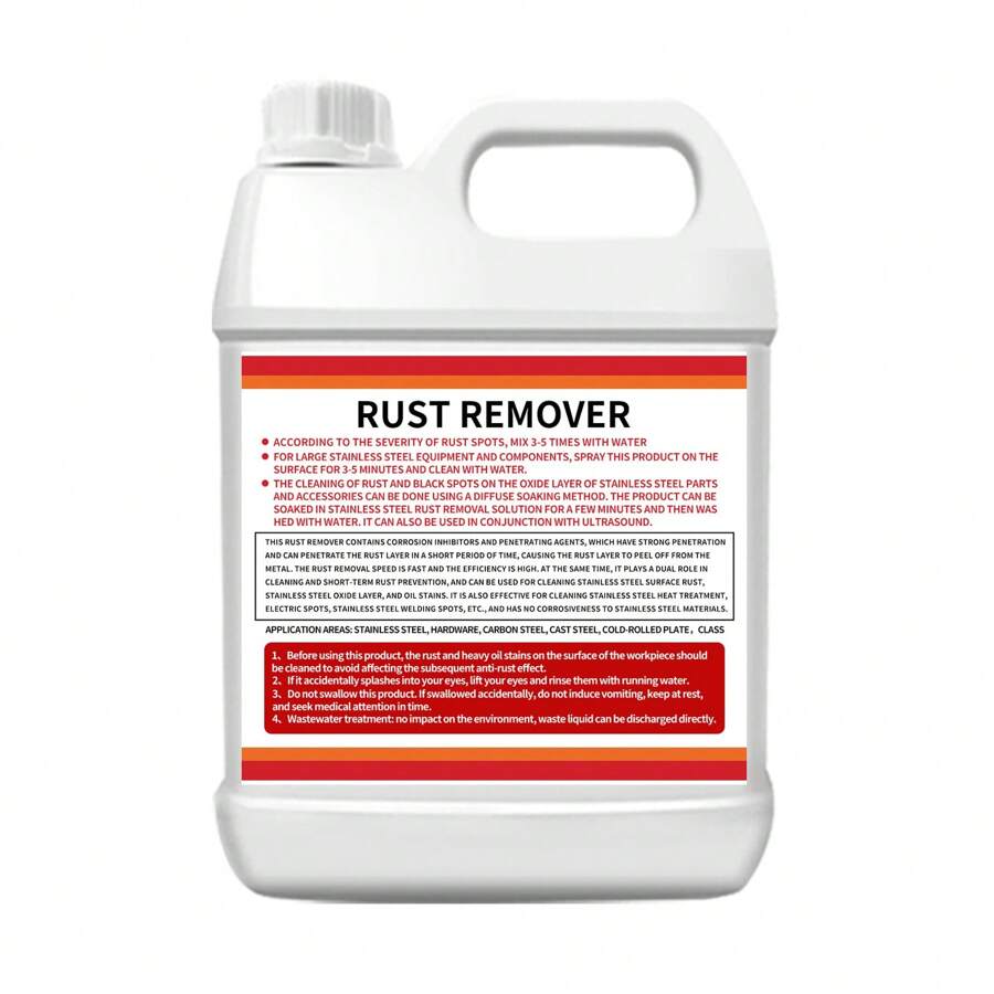 Heavy-Duty Rust Remover, Removes Rust From Upper Surface Of Metal, Non ...