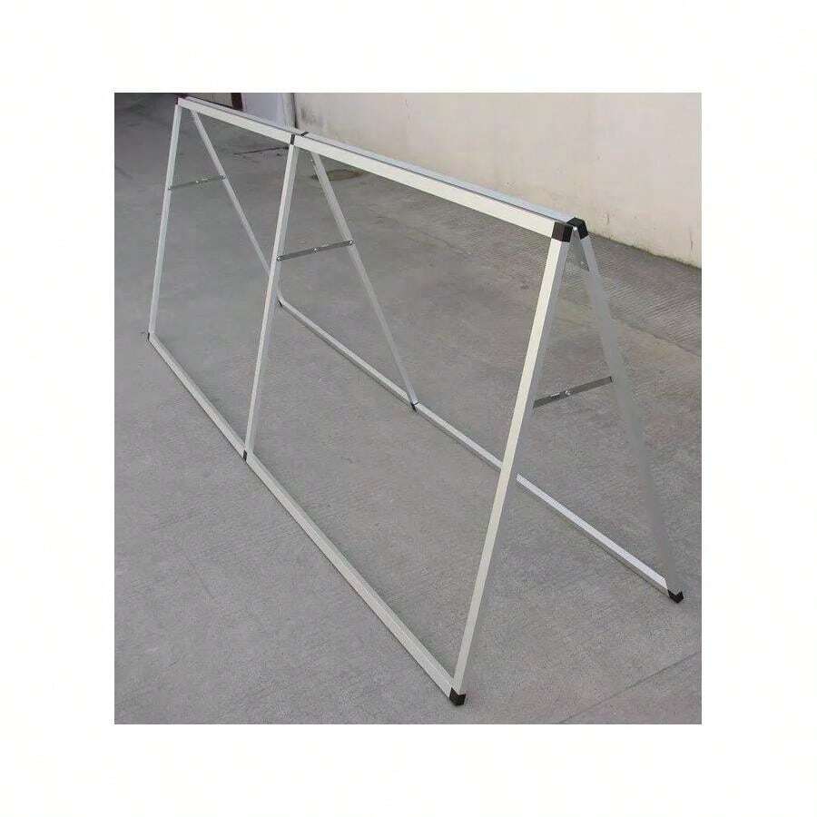 10'x4' Horizontal Aluminum Outdoor A Frame Banner Double Display Stand Portable | SHEIN USA