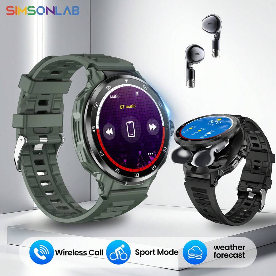 SIMSONLAB Smartwatch deportivo con pantalla TFT de 1.46 pulgadas ...