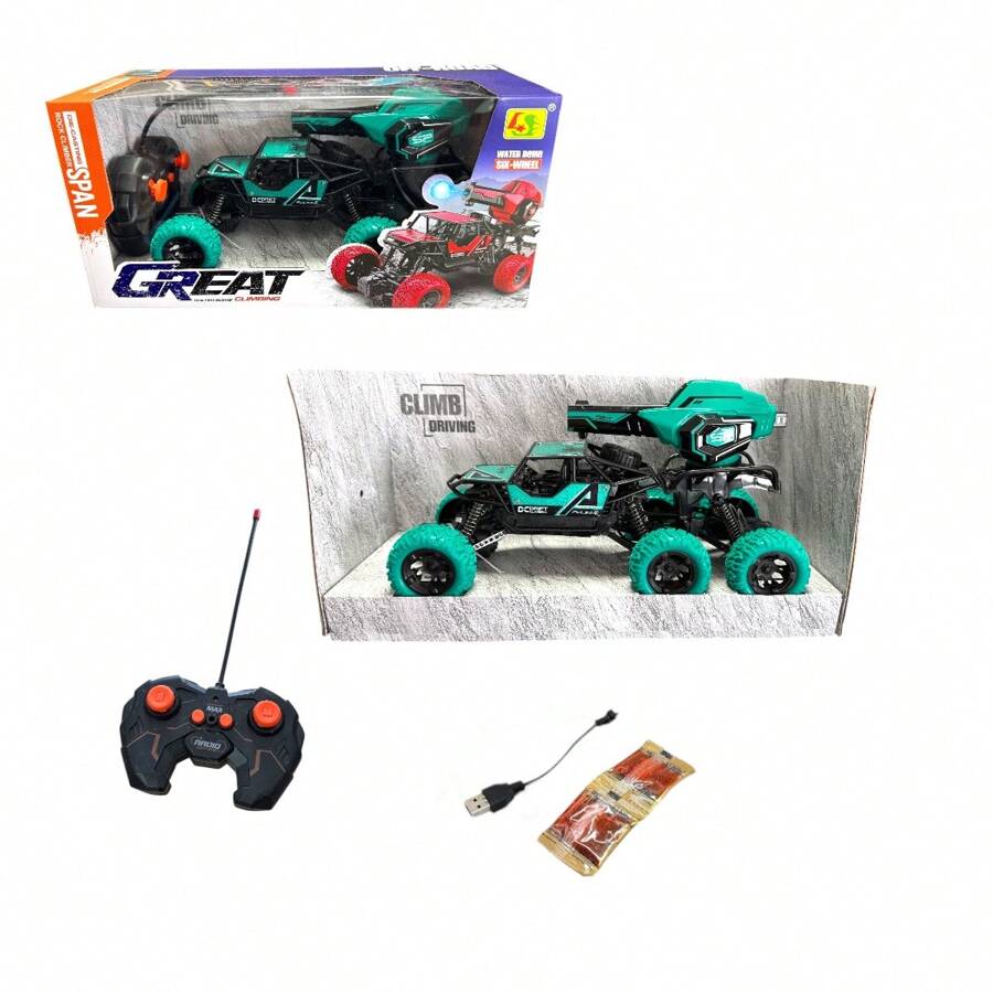 Carro Todo Terreno RC Control Remoto RZR 6X6 con cañón Disparador de ...