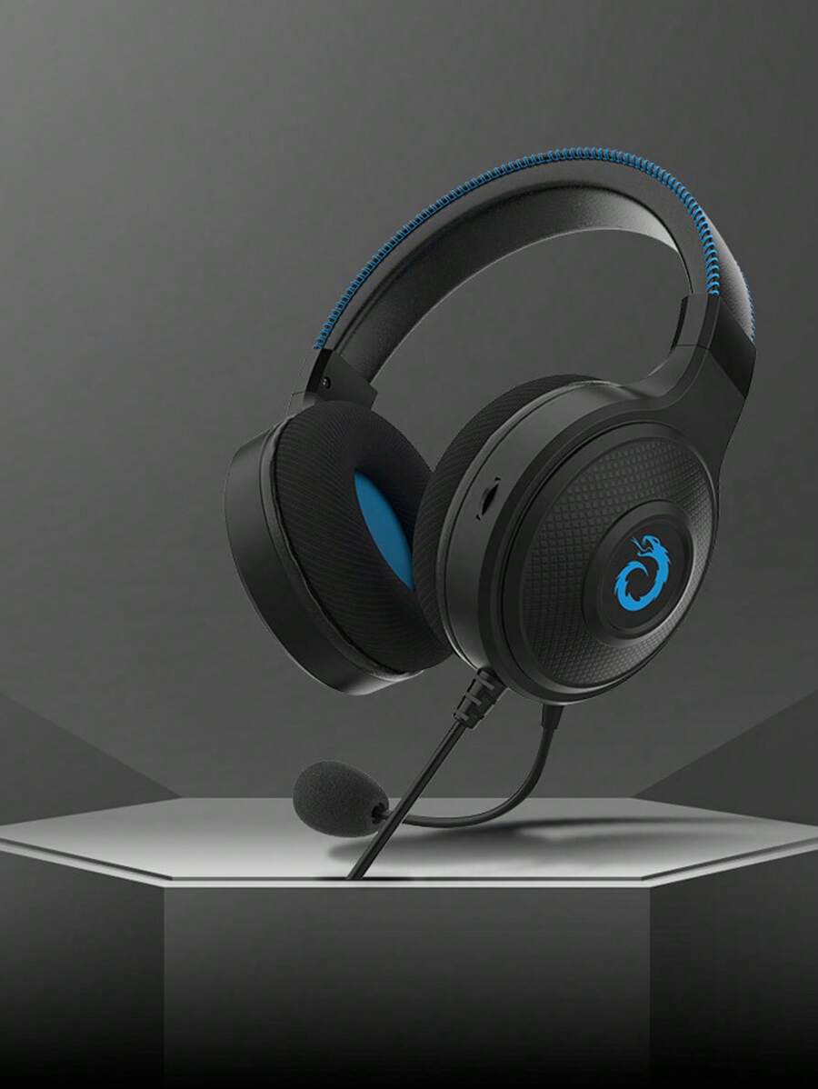 Headset Gaming Gaming Wired Headset, Bone Conduction Illuminated Over ...