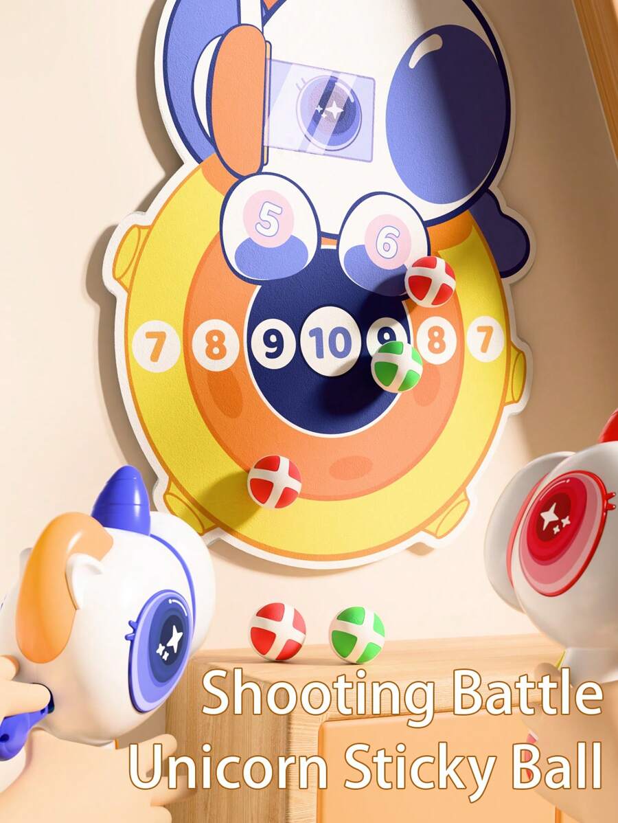 1pc Kids Unicorn Target, Creative Throwing & Shooting Ball Target ...