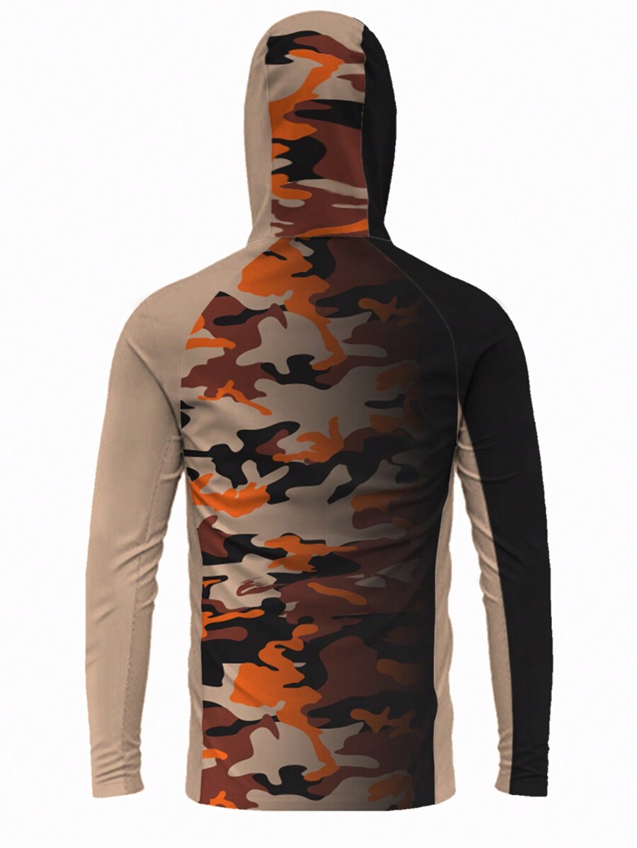 [Spring/Summer] Men's Long Sleeve Mask Hooded Quick-Drying Fishing ...
