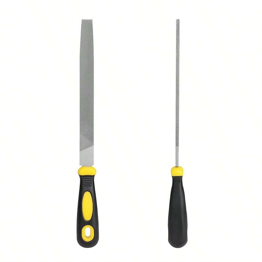 Lime à métaux plate manuelle, manche en caoutchouc ergonomique, dents ...