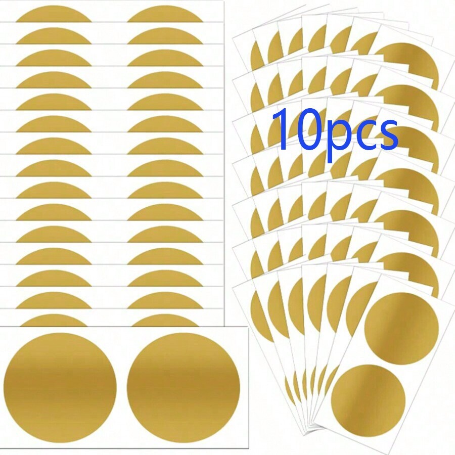 Scratch Sticker Sitckers 5.08cm Circular Self-Adhesive Scratch Card ...