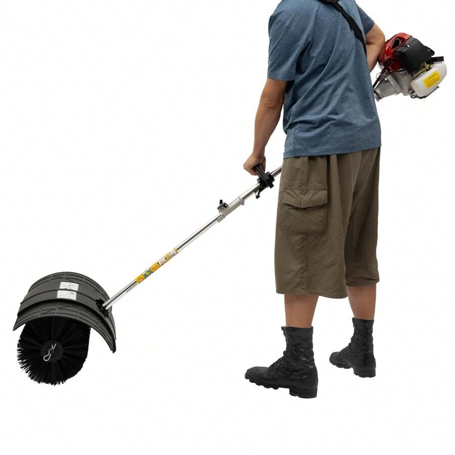 Eatssode 52CC Sweeper Petrol 2-Stroke Motor Broom Sweeper Petrol With ...