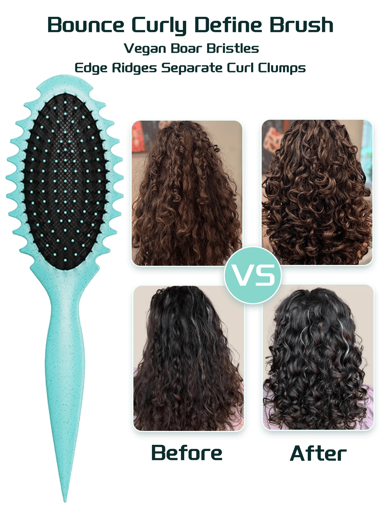Curl Defining Brush Curl Hair Brush Curl Define Styling Brush For