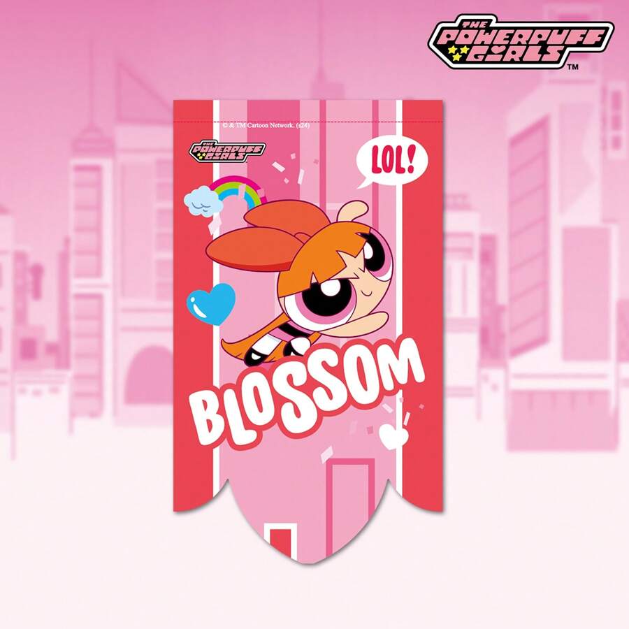 THE POWERPUFF GIRLS Cute PPG Flag Banner, The Powerpuff Cartoon Flying ...