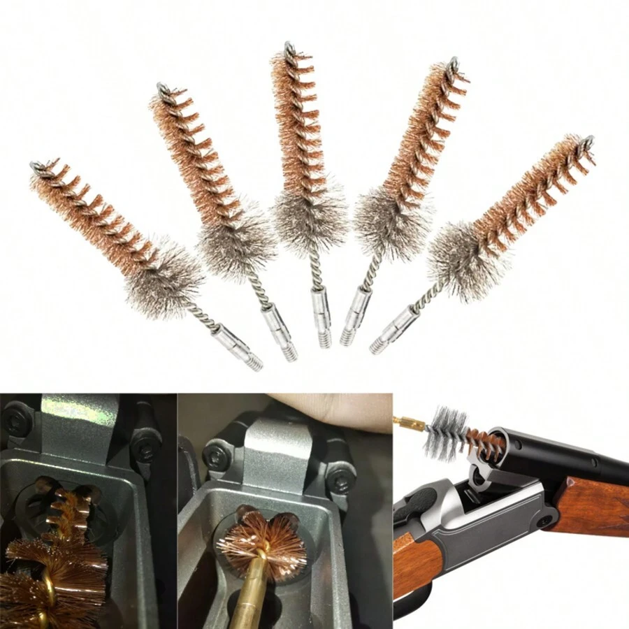 Phosphor Bristle Bronze Bore Brush Gun Cleaning Chamber Kit 3.5Inch ...