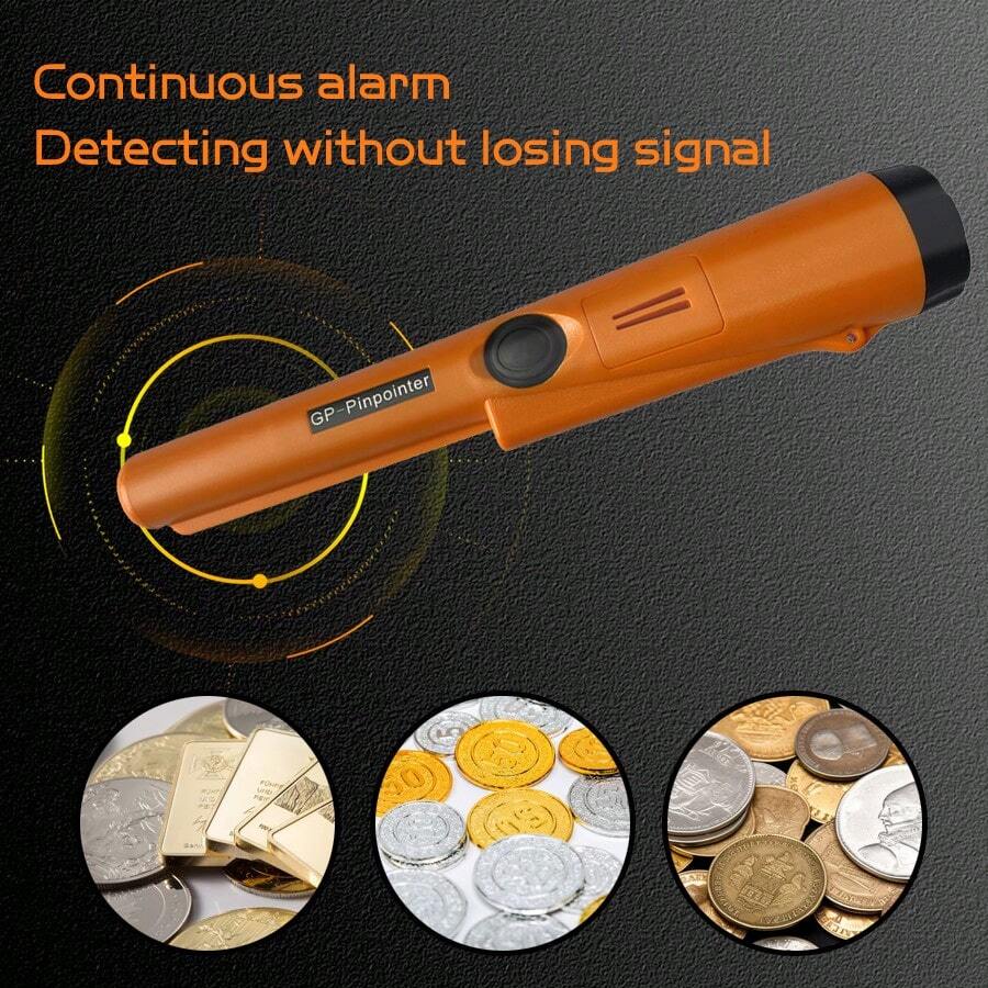 Handheld Metal Detector, Waterproof Positioning Rod, Precise ...