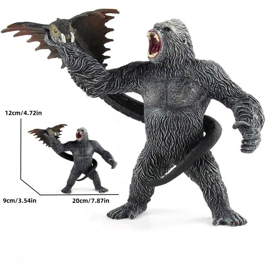 Realistic Animal Models Gorilla, Cobra, Python, Bigfoot Figures, Solid ...