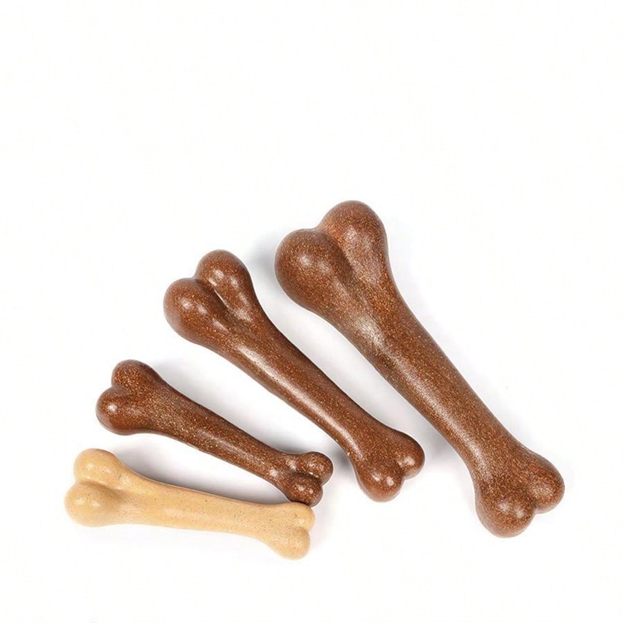 1pc Bone-Shaped Dog Chew Toy - Durable Interactive Toy Suitable For All ...