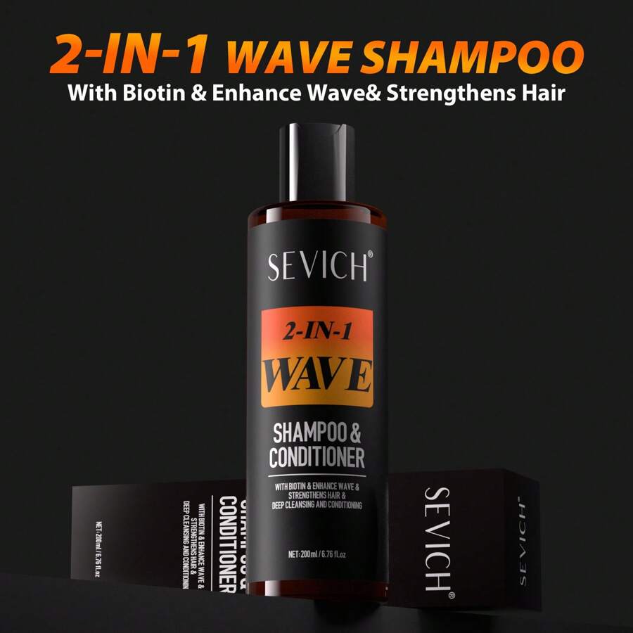 sevich 360 Wave Shampoo 2 In 1 Wave Pomade Deep Cleansing And ...