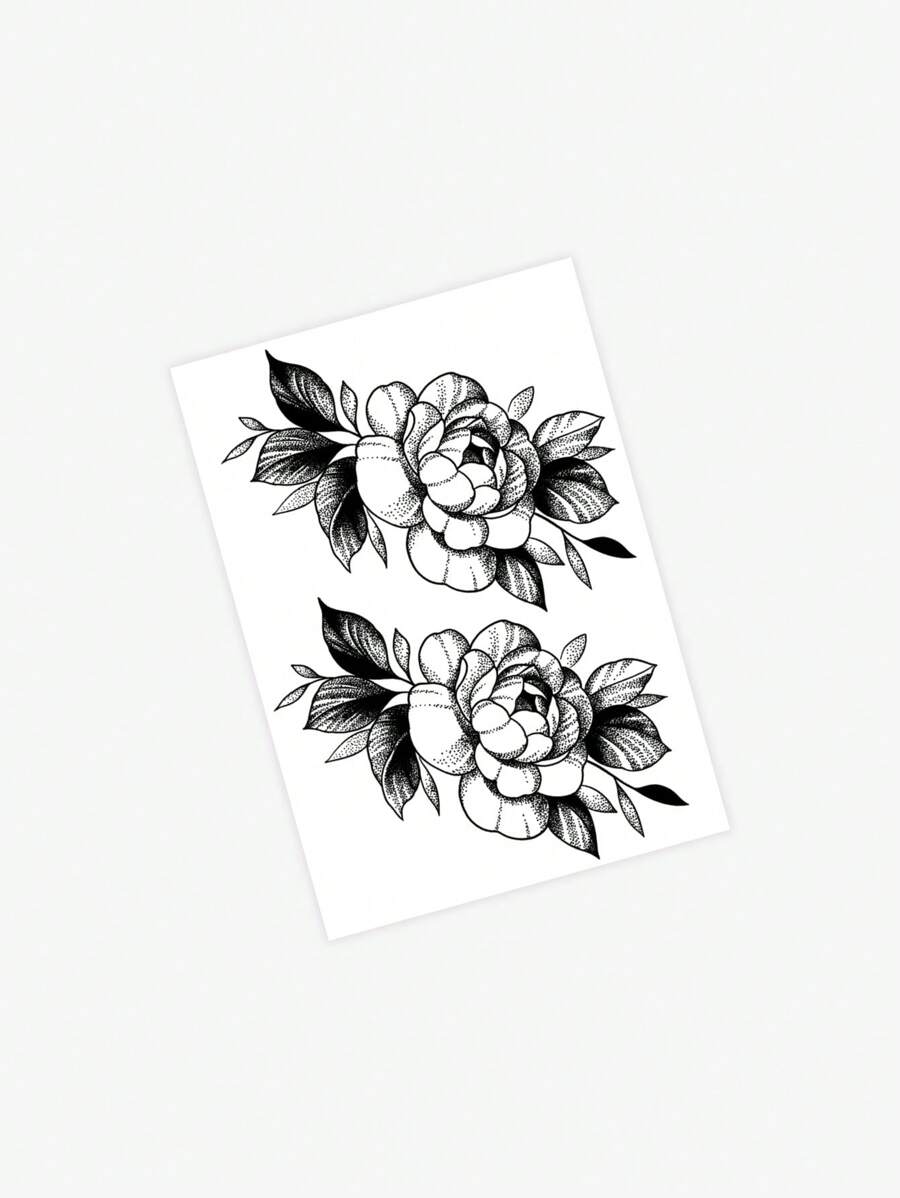 Cyan sea 1pc Waterproof, Sweatproof, Non-Glare Temporary Tattoo, Y2K ...