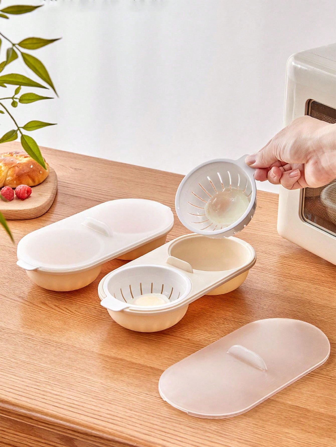 1 Piece Microwave Egg Steamer Steamed Egg Bowl Steamed Egg Box Boiled ...