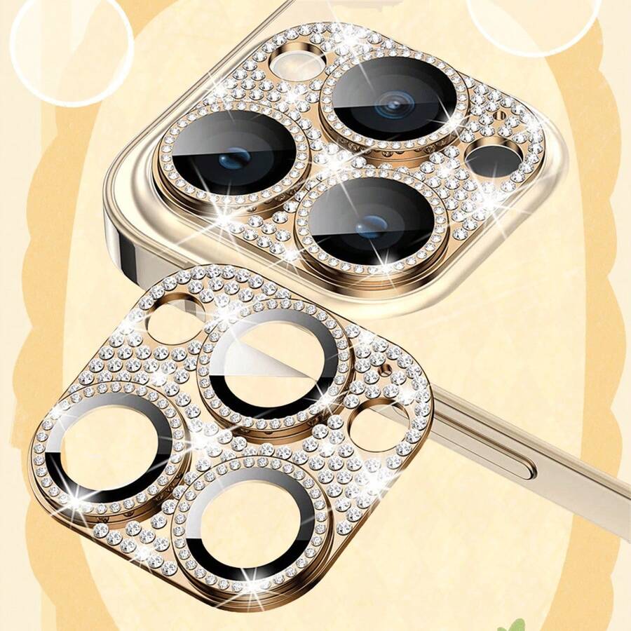 1 Piece Of Lens Film All-In-One, Fully Covered With Diamonds, Mobile ...