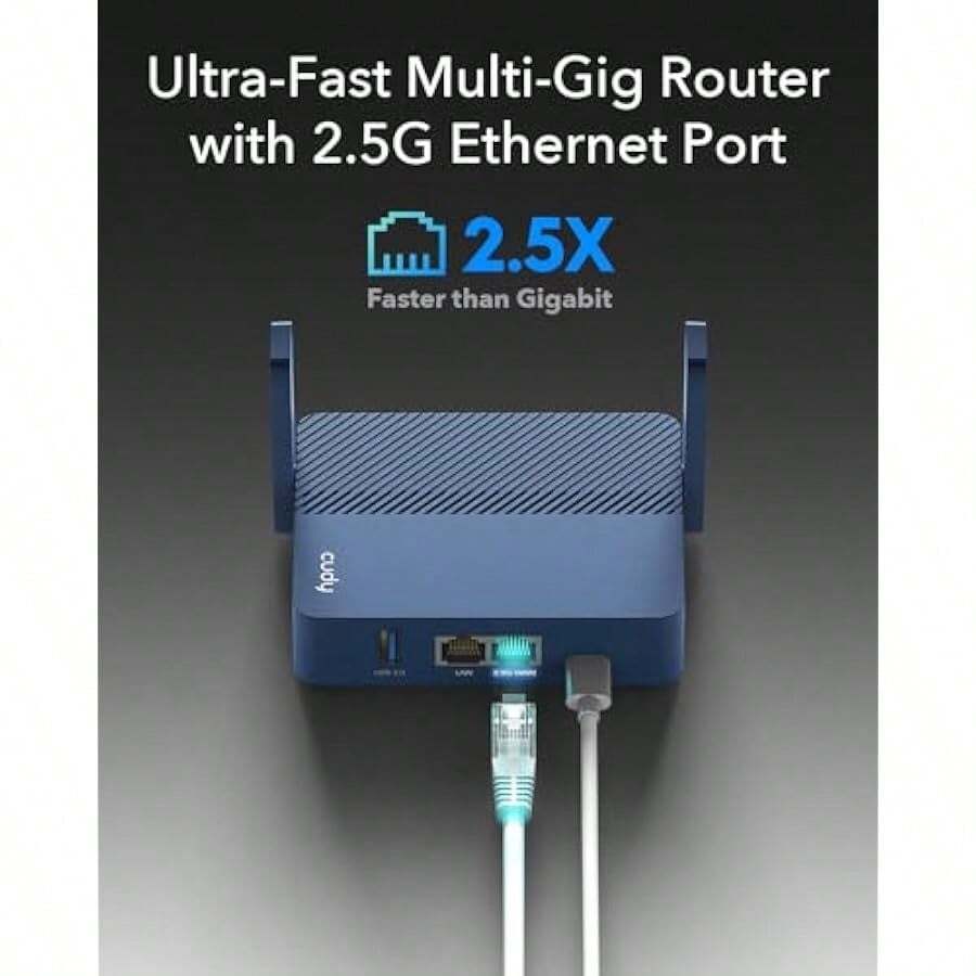 Small Portable WiFi 6 Router Dual Band Gigabit Wireless Router For Home ...