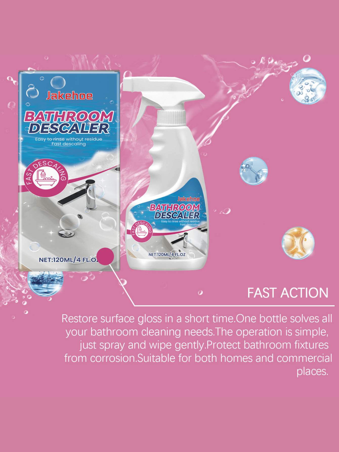 Bathroom Cleaning Detergent Bathroom Kitchen Multi-Functional Cleaning ...