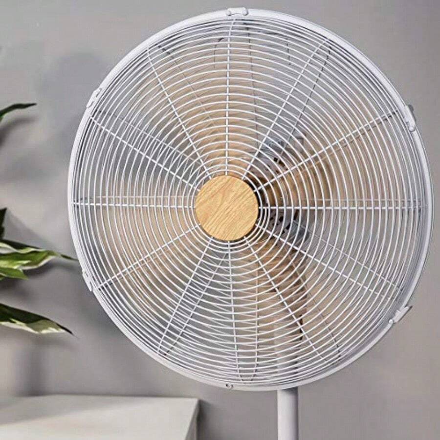 16inch Scandi Electric Pedestal Fan Tall Standing Fan Height Adjustable ...