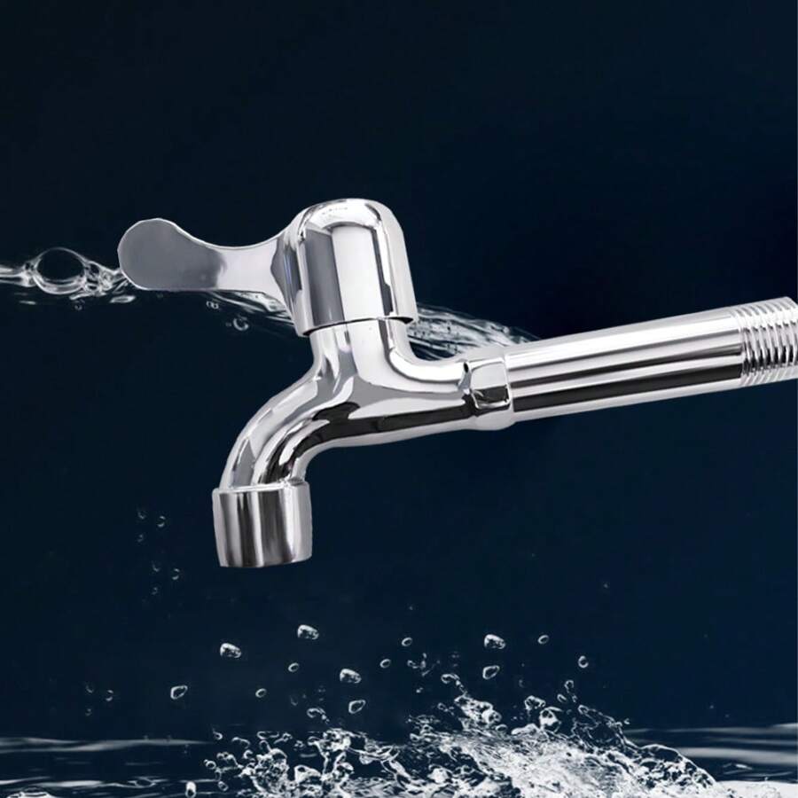 1pc - Built-In Washing Machine Faucet, Wall-Mounted Copper Washing ...