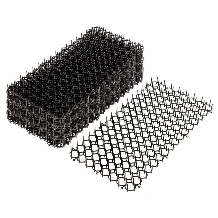 6pcs/Set 13*49CM Outdoor Balcony Anti-Cat Spike Mat, Garden Lawn ...