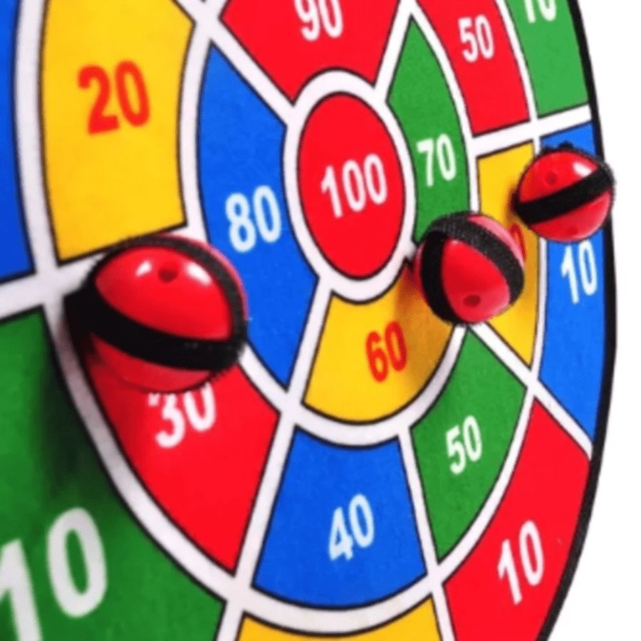 Dart Game Launcher Ball Sticky Target Shooting Colorful 28cm for Sale ...