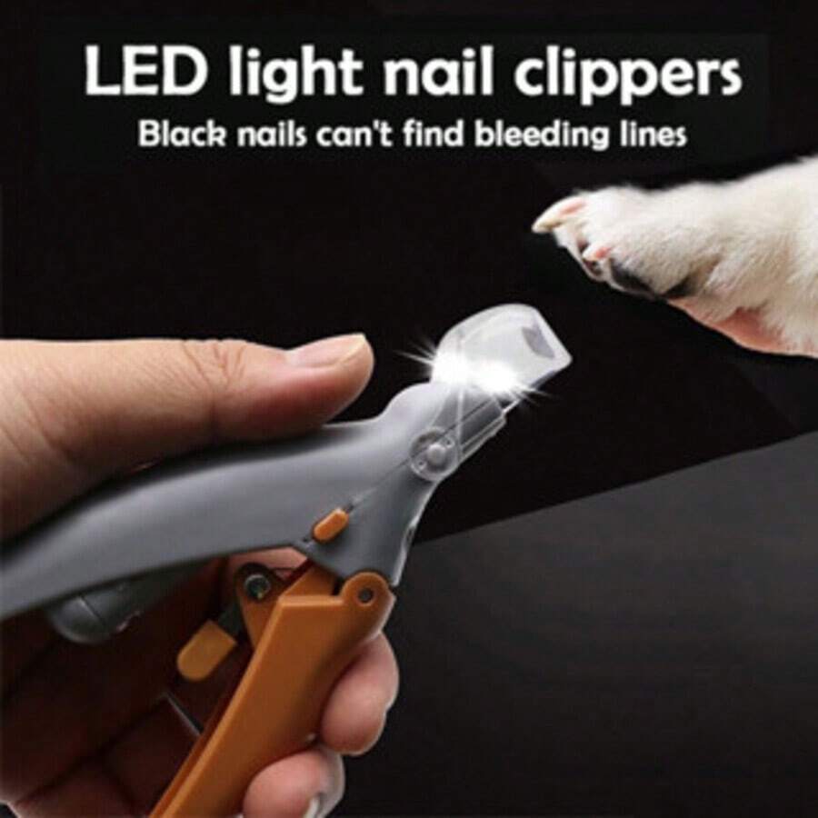 Nail Clipper For Dogs And Cats Kit Pliers And File With LED Light ...