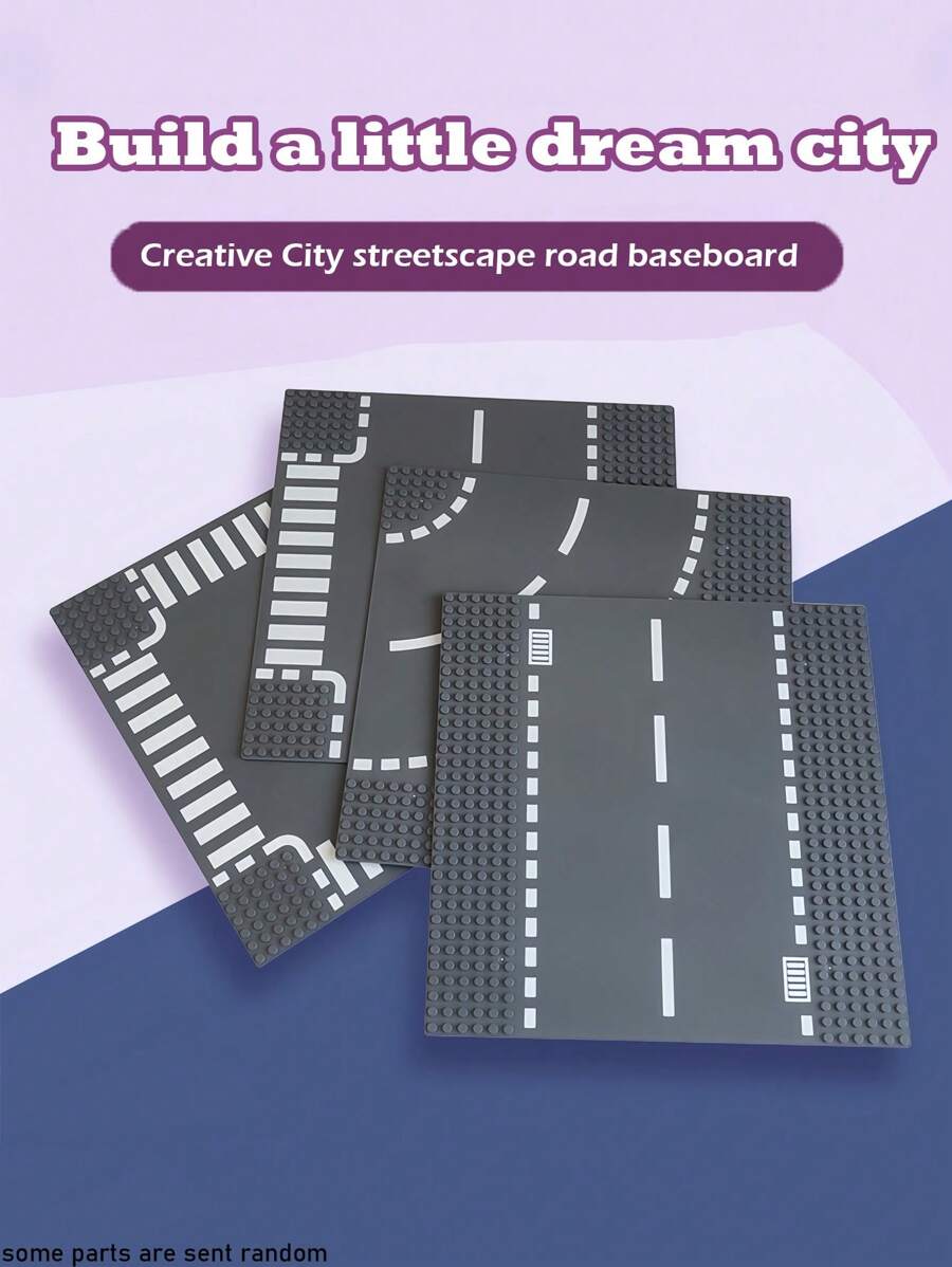 Placas de base grossas para construção de tijolos em estradas urbanas ...