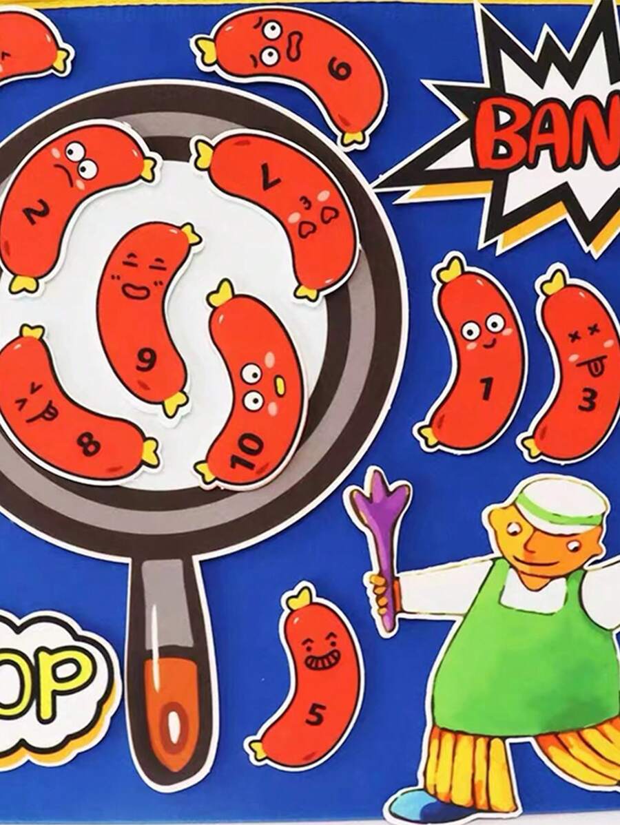 hoojojo 14 Pcs Story Felt Sets, 10 Sausage Styles, Storytelling ...