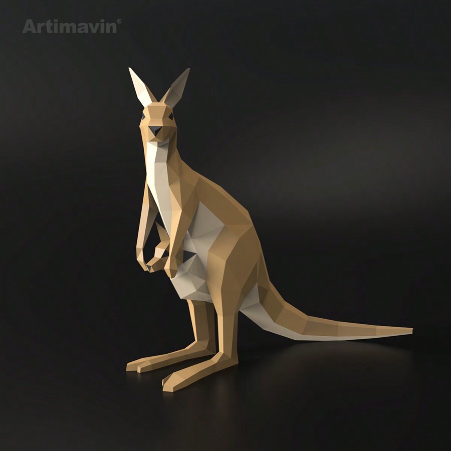 Artimavin Mother And Child Kangaroo Creative Handmade DIY Origami Paper ...