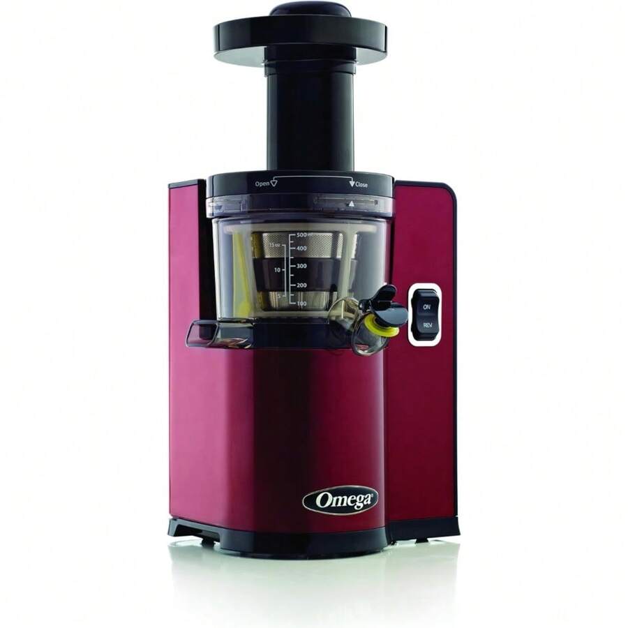 Omega VSJ843QS Vertical Masticating 43 RPM Compact Cold Press Juicer ...