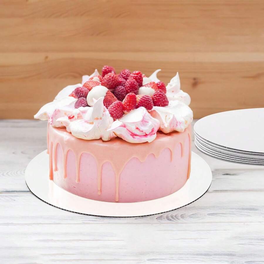Cake Boards, White Cake Boards Round, Food-Graded Cardboard Cake Rounds ...