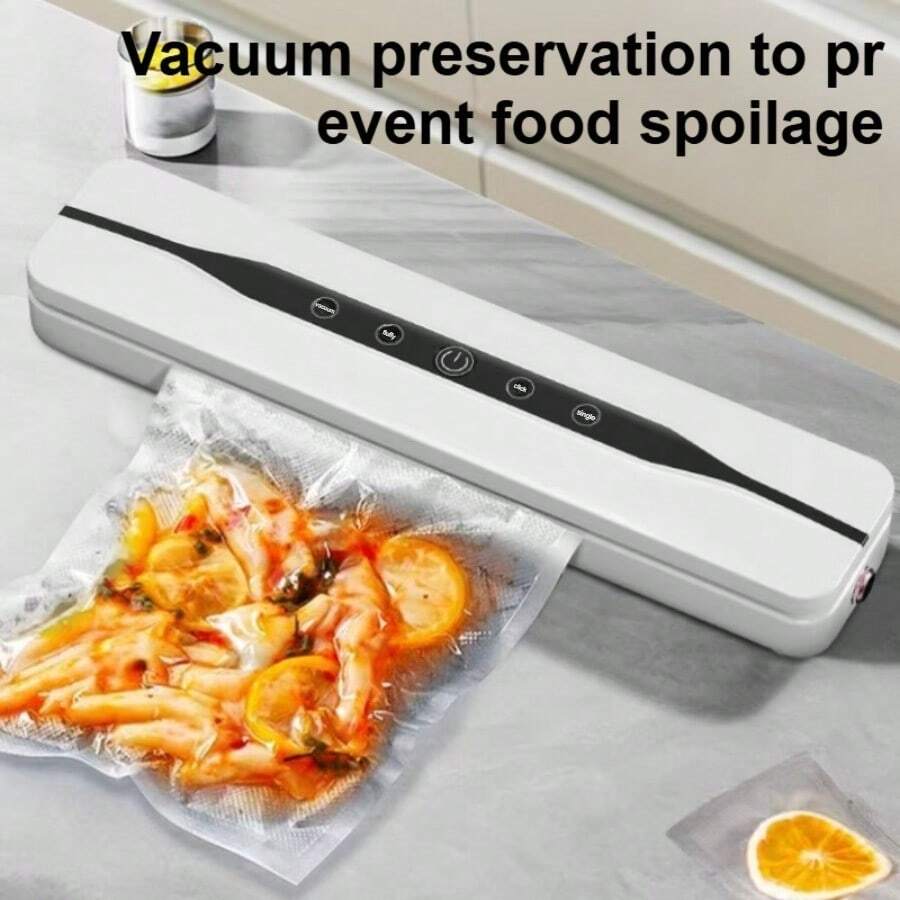 Portable Vacuum Sealer, Portable Rechargeable Automatic Vacuum Sealer, Suitable For Dry And Wet ...
