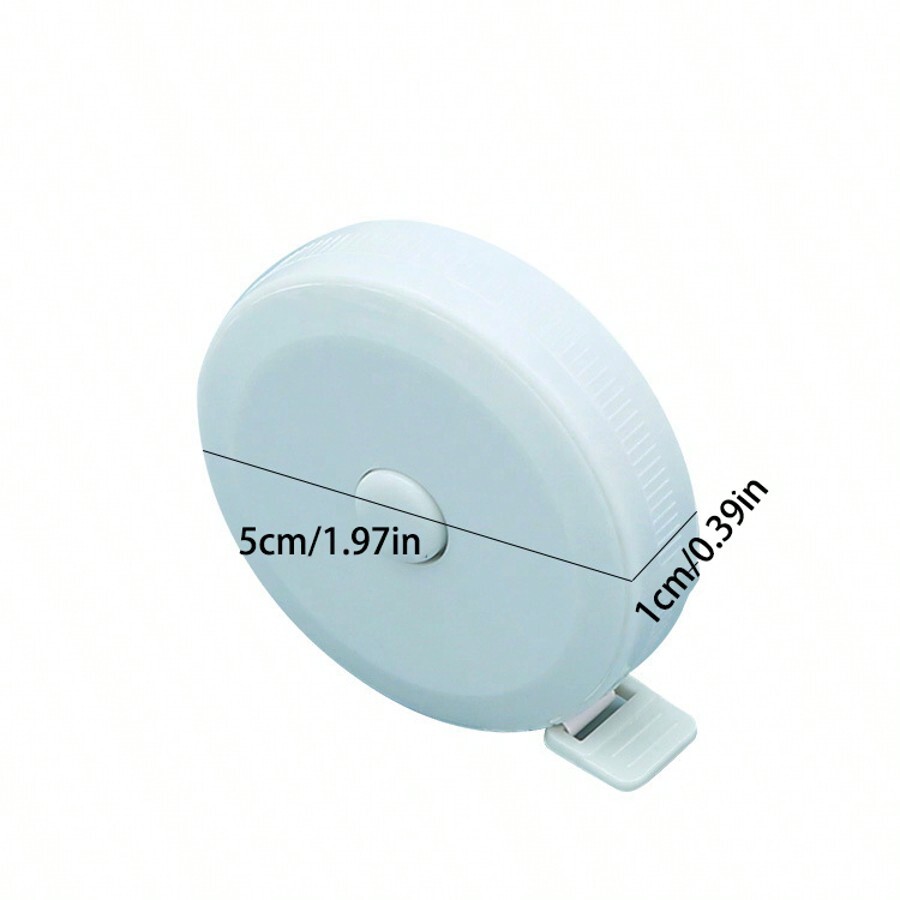 1pc 150cm/59.06in Plastic Mini Soft Ruler, Retractable Measure Tape ...