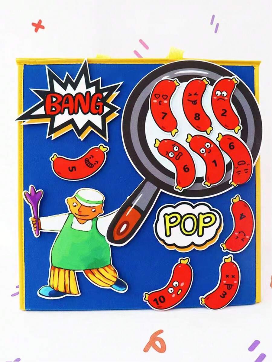 hoojojo 14 Pcs Story Felt Sets, 10 Sausage Styles, Storytelling ...