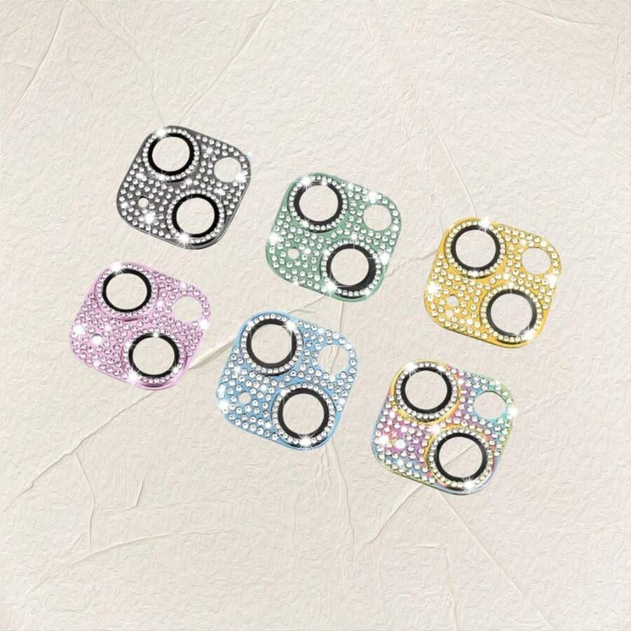 1 Piece Of Lens Film All-In-One, Fully Covered With Diamonds, Mobile ...
