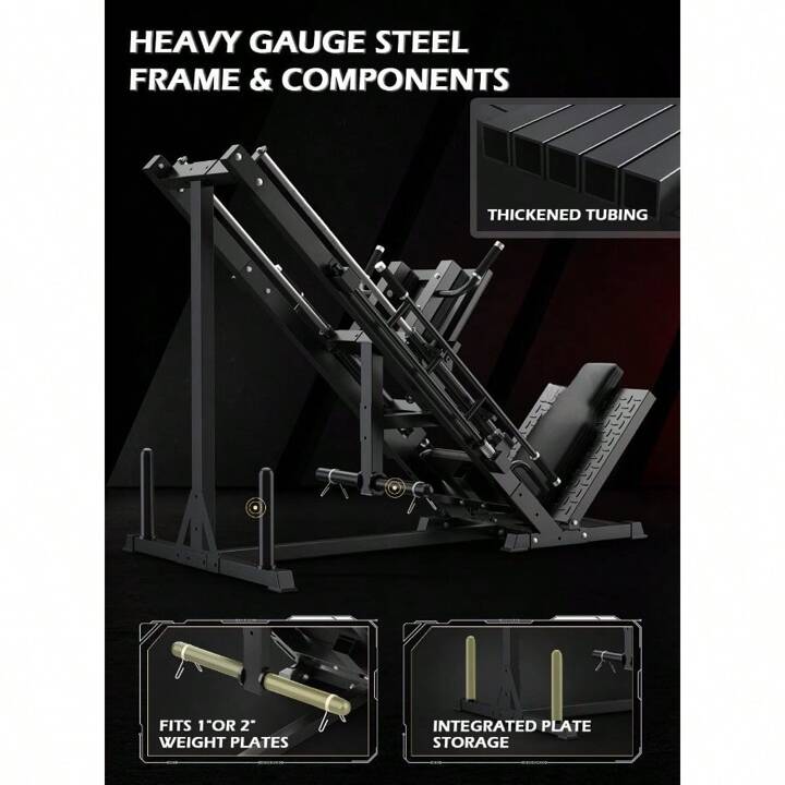 Leg Press Hack Squat Machine, Professional Adjustable Leg Press Machine ...