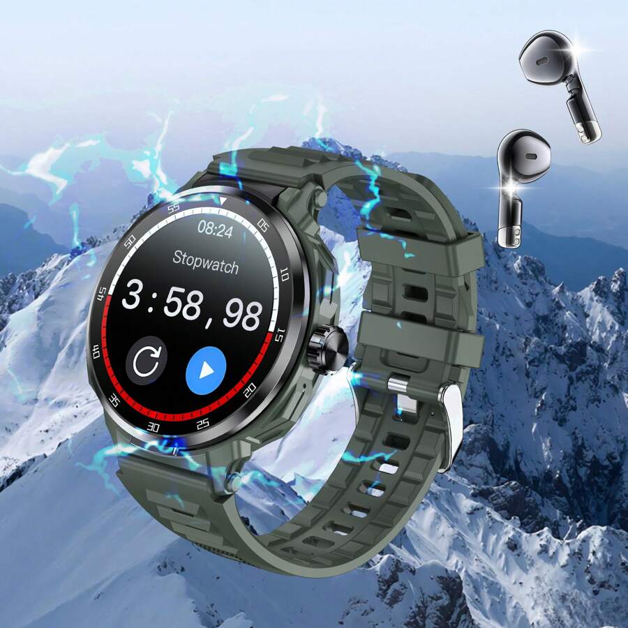 SIMSONLAB Sport Smart Watch With 1.46-Inch TFT Screen,NFC-Capable ...