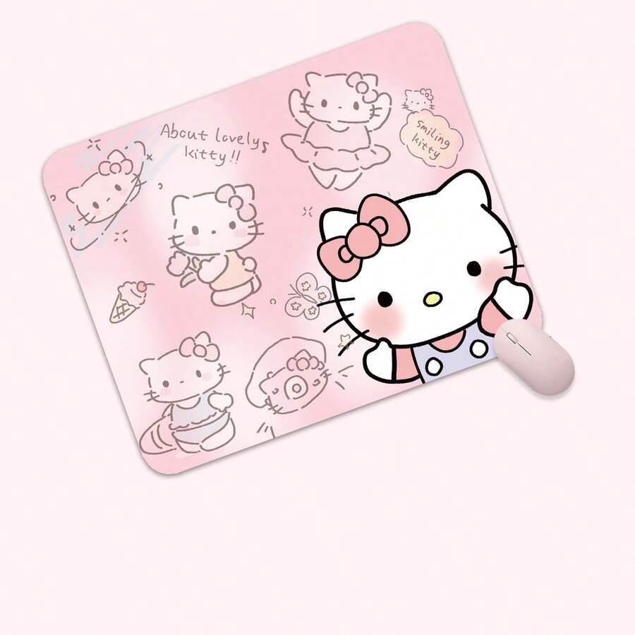 Sanrio Sanrio Hello Kitty Cartoon Creative Leather Mouse Pad Anti Slip ...
