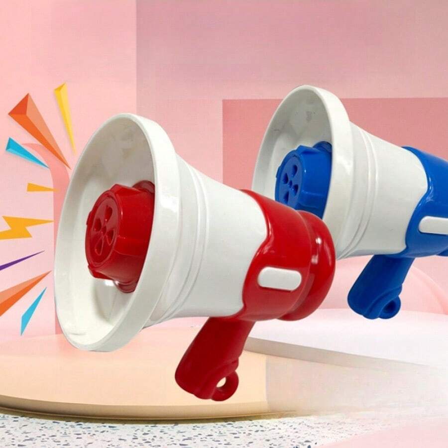 Megaphone Keychain, Large Megaphone Pendant Decor, Can Record Audio And ...